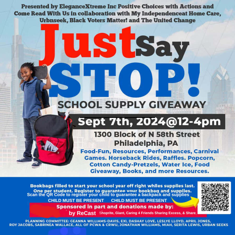 Just Say STOP Back to School Event | Community Hero PA